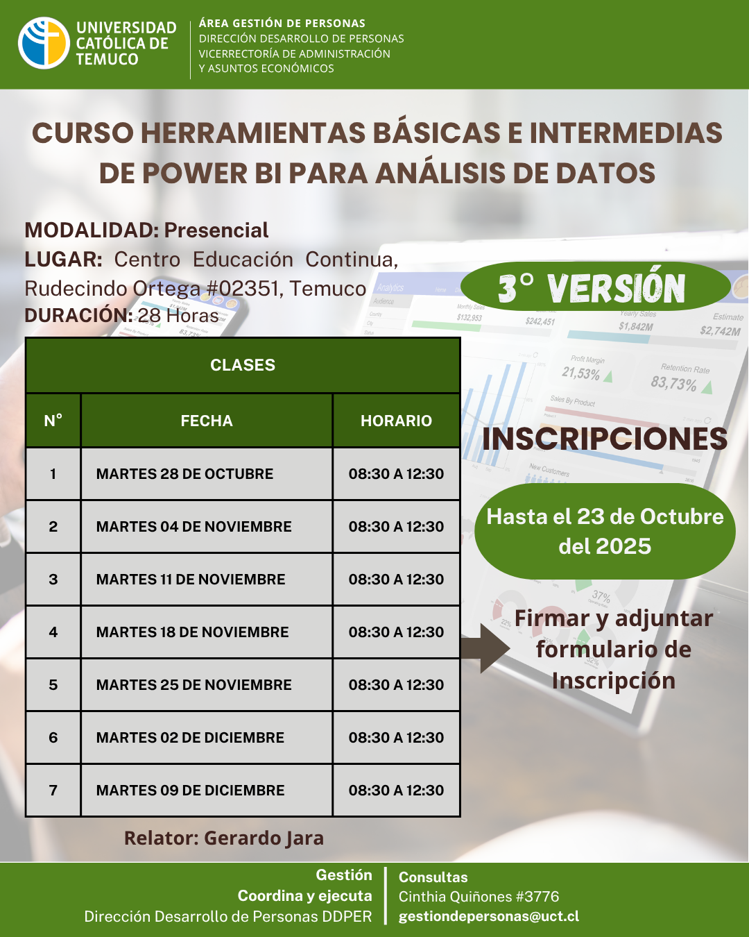 Curso Power BI – 3° Edición – DDPER UCT